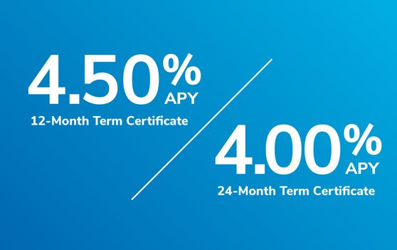 Term Certificates | BluPeak Credit Union